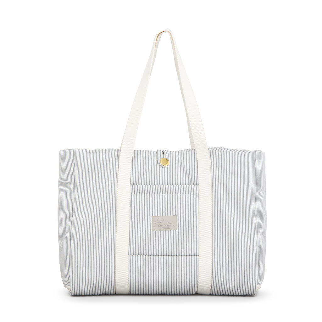 Sac à langer dépliable - OCS - Classic Stripes Blue